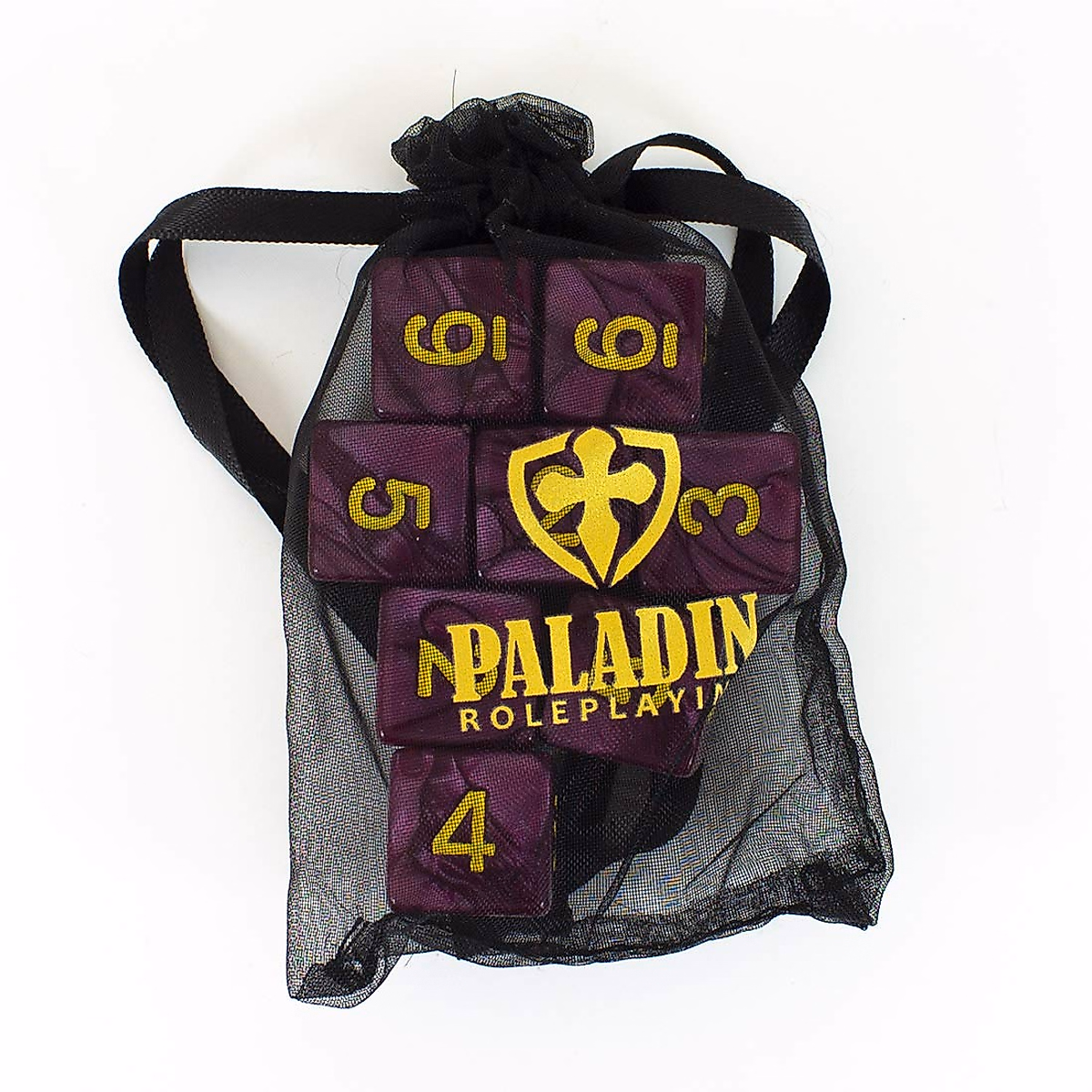 Paladin Roleplaying Maroon Pearl Dice - 8D6 Set - 'Plum'