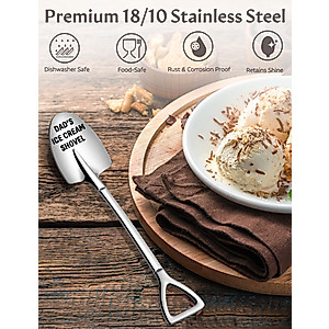 Gifts for Dad from Daughter, Son - Father Birthday Gifts, Dad's Ice Cream Shovel Birthday Gifts for Dad