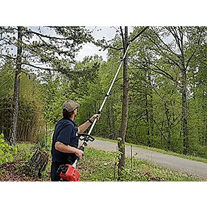 MAXTRA Pole Saw Gas Powered, Reach to 16 Foot Extendable Tree Trimmer Powerful 42.7CC 2-Cycle Gas Chainsaw Cordless Tree Pruning Saw with Portable Bag