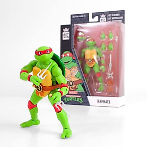 Loyal Subjects - BST AXN Teenage Mutant Ninja Turtles Raphael 5 Action Figure (Net)