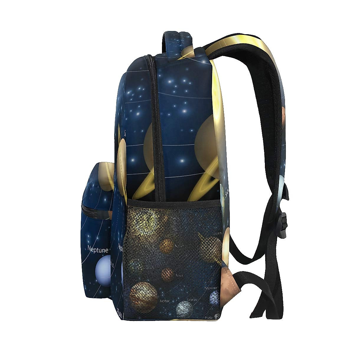 ALAZA Planet Solar System Backpack Daypack School Bag Travel Shoulder Bag for Students Boys Girls