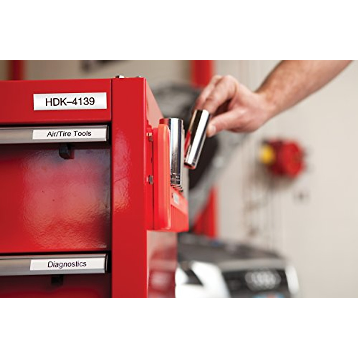 DYMO Rhino Label, White 1/2"X18', DYMO Authentic