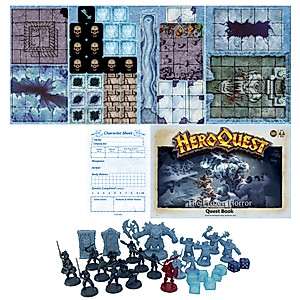 Avalon Hill HeroQuest The Frozen Horror Quest Pack, Dungeon Crawler Game for Ages 14+, Requires HeroQuest Game System to Play