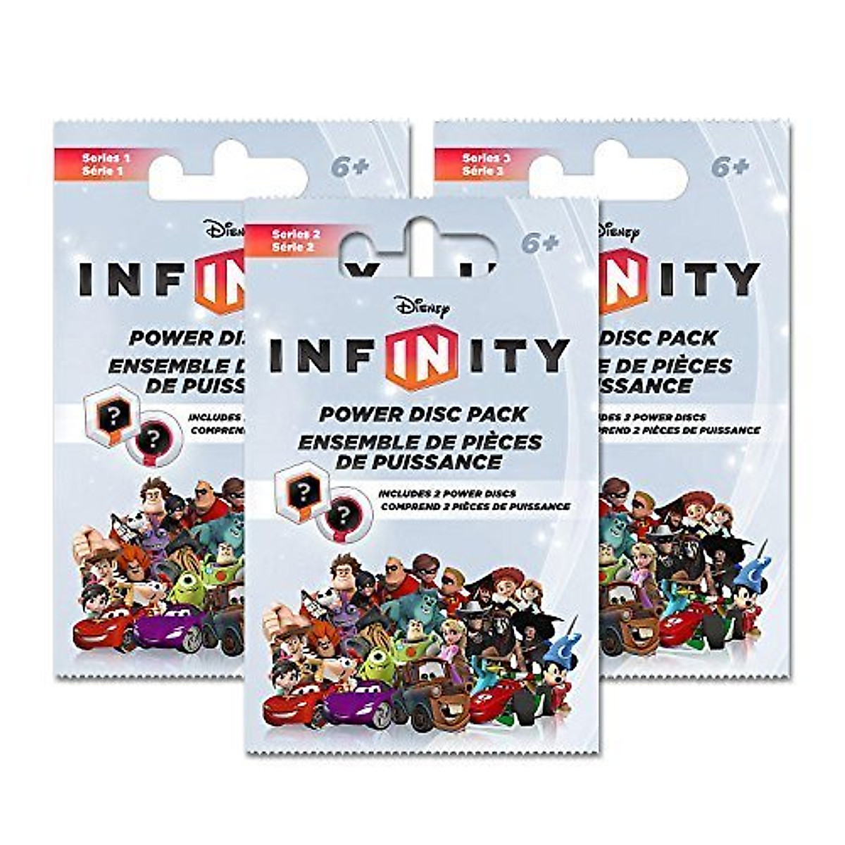 Disney Infinity Power Disc Packs - 3 Pack Bundle (One Each of Series 1, 2 & 3)