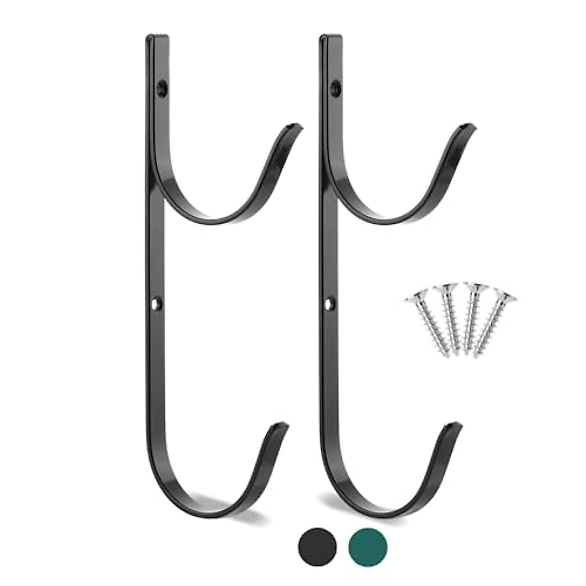 UNCO- Pool Pole Hanger, 2 Pack, Pool Hooks for Poles, Pool Equipment Hooks, Pool Pole Hooks, Hooks for Pool Supplies, Pool Hooks for Poles and Hose, Pool Hooks, Pole Hangers, Pools Accessories