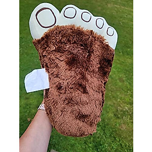 Wilcor Bigfoot Yeti Paw Pillow 13inch Comfy Cozy Squishies Stuffed Animal Plush Sasquatch