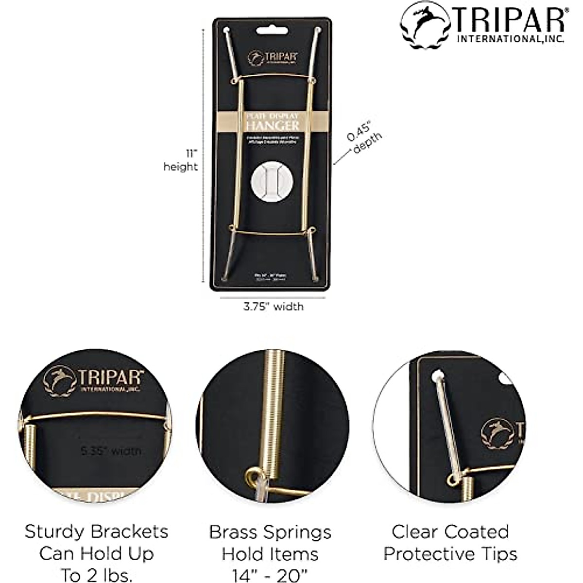 Tripar 14-20-Inch Brass Plate Wire (2 Pack)