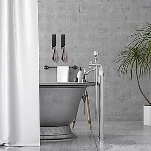 DOITOOL Towel Hooks 2pcs Rack Stainless Clothes Cabinet Steel Home Hanger Glass Storage Hangers Shower Black Organizer Door, The for Towel Bedroom Extended Over Clo Room Kitchen Clothing Towel Hook