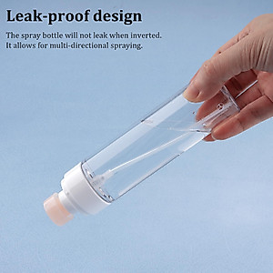 Cosywell Spray Bottle for Hair TSA Approved 3.4oz/100ml 3 Pack Leak Proof Travel Spray Bottles Refillable Plastic Travel Size Bottles for Perfume Skincare Toners Water Cosmetics (3Pink)