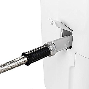 BEAULIFE Metal Garden Hose 50 ft Flexible No Kink Lightweight RV Drinking Water Hose Extension Leader Hose Heavy Duty Outdoor