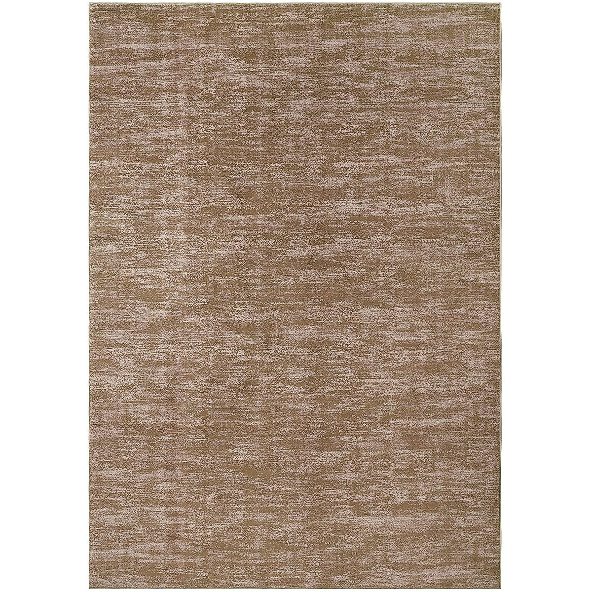 LUXLOOM Large Solid Rug 8x10 Washable Rug Ultra-Thin Low Pile Floor Mat Modern Rug Contemporary Non-Shedding Carpet Non-Slip Accent Rug for Living Room Bedroom Dining Room Nursery Home Office Camel