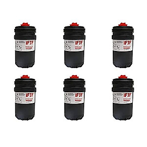 iFJF FF63009 Fuel Filter for 5303743 Replaces FF63008 Element FH22168 with Replacement for B/L Series Engine Filtration 10 Micron Dirt Holding Cap Protection Fuel System Life(Set of 6)