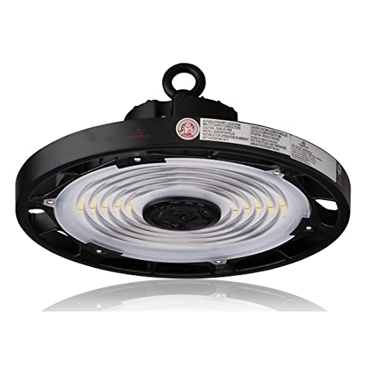 RuggedGrade 150 Watt Titan 5 Motion Sensor LED High Bay UFO Light - 22,000 Lumen - 5000K - DLC Verified High Bay LED