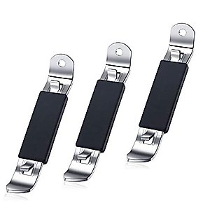 3 Pieces Magnetic Bottle Openers Can Opener Classic Beer Opener Stainless Steel Small Bottle Opener Can Tapper with Magnet for Camping and Traveling HANCELANT