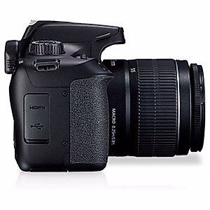 Canon EOS 3000D (Rebel T100) DSLR Camera w/EF-S 18-55mm F/3.5-5.6 Zoom Lens + 128GB Memory + Case + Tripod + Filters (36pc Bundle)