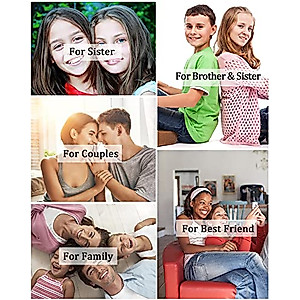 HOFOYA A pair Spongebob and Patrick Star Necklace,Sisters Necklace Set 2,Best Friend Pendant of 2 BFF Friendship Cute Funny Cartoon Necklaces, Christmas Birthday Valentine's Day Gift.