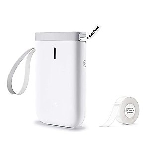Label Maker with 6 Rolls Tape NiiMbot D11 Portable Wireless Connection Label Printer, NIIMBOT Mini Label Maker Machine