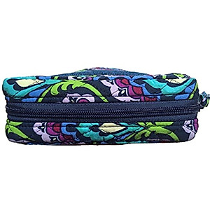 DIWI Quilted Bible Cover Large Sizes 10 X 7 X 2.75 Inches Good Book Case (L, C1 Blue Peacock)