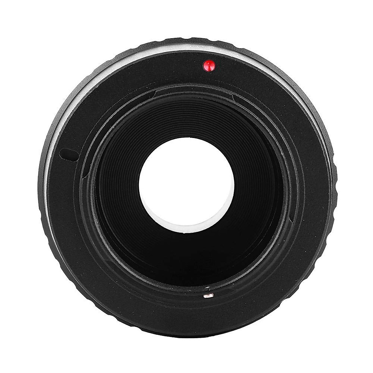 Dilwe Microscope Eyepiece Adapter, 23.2mm T-Mount Microscope Eyepiece, Metal Adapter Ring for M4/3 Mount Mirrorless Camera, Aluminum Alloy Adapters and Converters