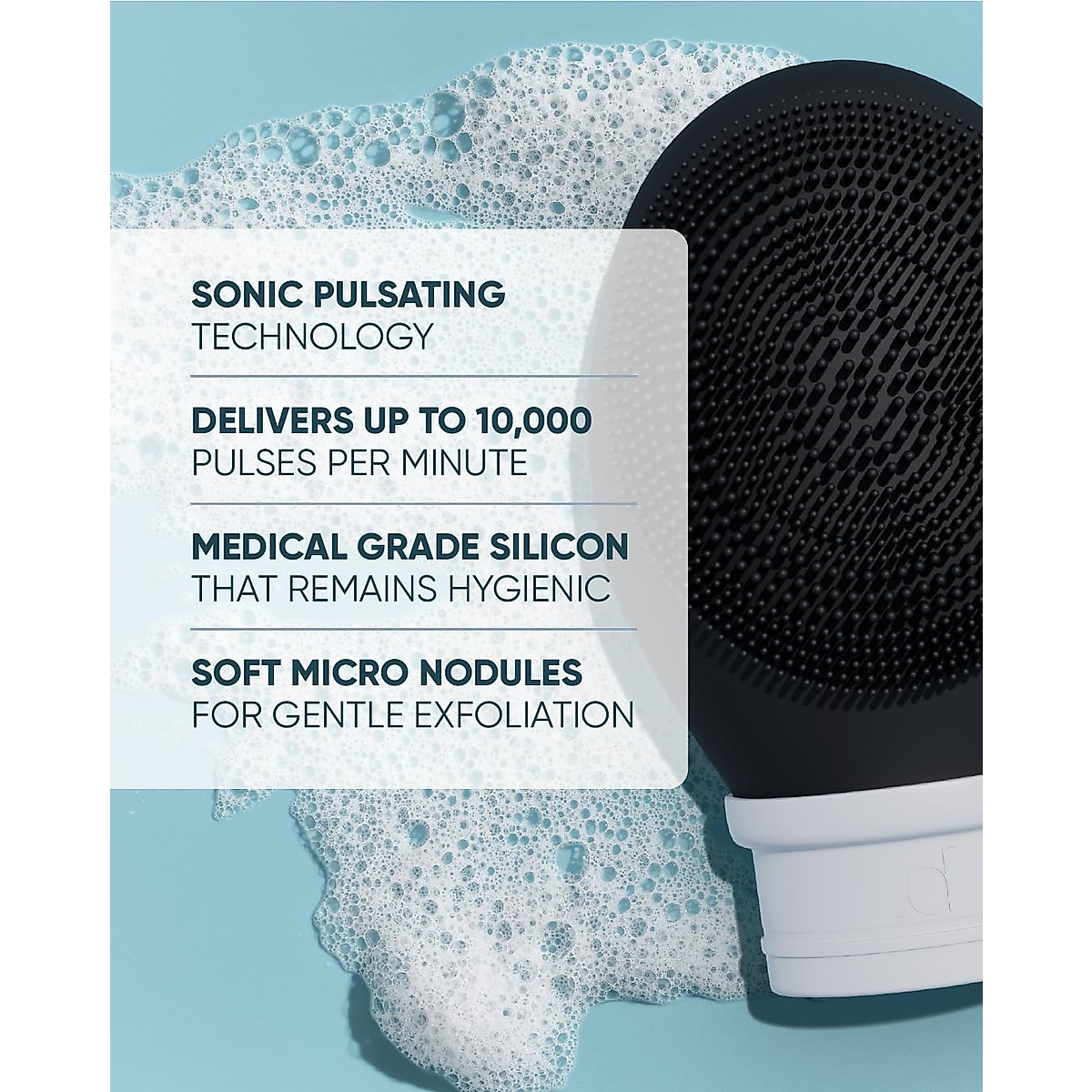 Buttah Skin by Dorion Renaud Buttah Vibe Cleansing Brush with Stand – New & Improved Technology for Deep Cleansing & Gentle Exfoliation - Sonic Pulsating Face Brush - 2-Speed Brush for Men & Women