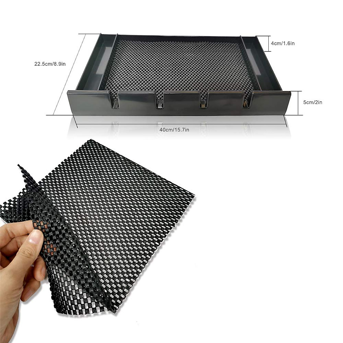 Barber Clipper Keeper, Barber Clipper Organizer, Barber Table Collector, 5 clipper Noches. (Black)