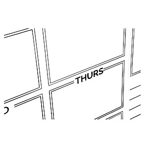 GenericJINCHENG Acrylic Calendar - Acrylic Calendar for Wall - Reusable Dry Erase Calendar for Wall - Clear Acrylic Wall Calendar - 18x24 inch - Monthly and Weekly Planner