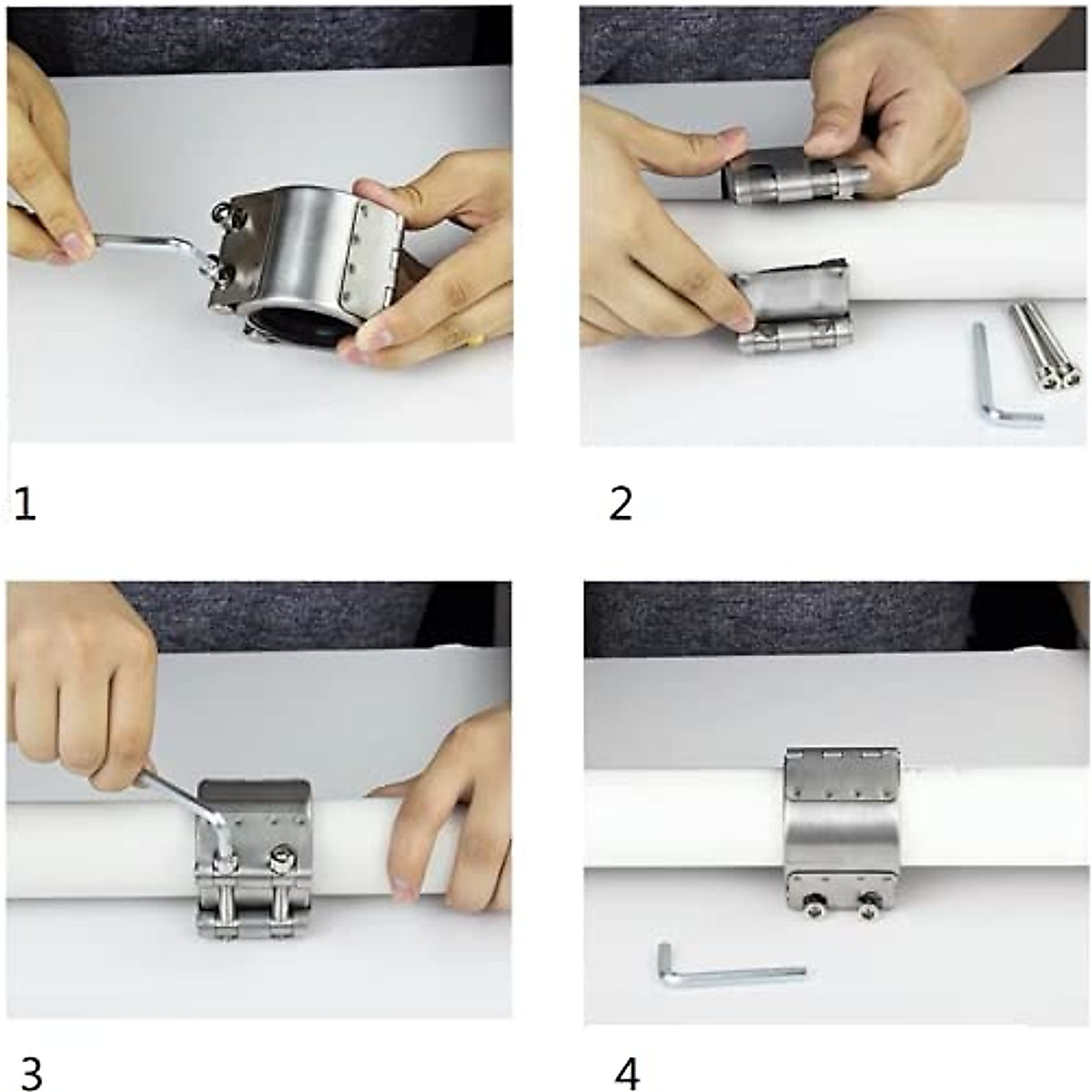 Pipe Repair clamp,Leak Sealer,Emergency Pipe Repair Kit for Plastic and Metal Pipes (26mm-29mm/3/4inch)