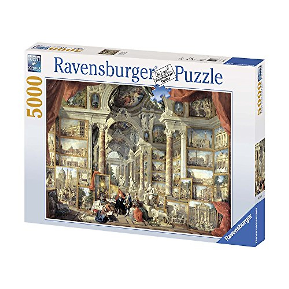 Ravensburger Views of Modern Rome 5000 Piece Jigsaw Puzzle for Adults - Unique Handcrafted Tooling | Premium Durable Blueboard | Frustration-Free Fit | Ideal Gift for Puzzle Enthusiasts