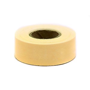 ChromaLabel 1 inch Clean Remove Color Code Labeling Tape, 500 inch Roll, Tan