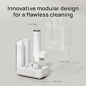 Dreo Humidifiers for Bedroom, Top-filled Smart Quiet Cool Mist Humidifier for Large Room Home, Oil Diffuser & Nightlight, 50Hours Runtime for Indoor Plants, with Alexa/Google, White