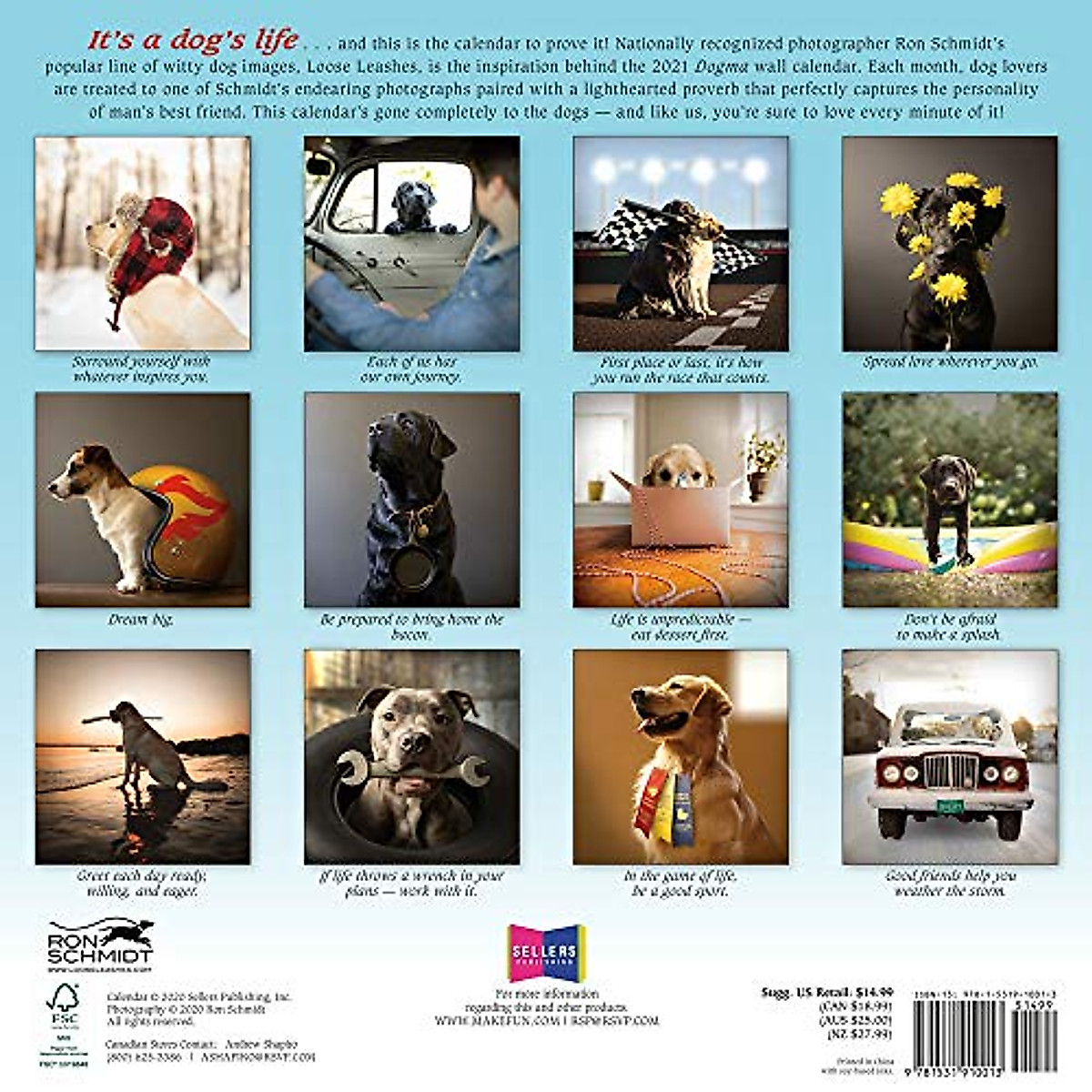 2021 Dogma: A Dogs Guide to Life 16-Month Wall Calendar
