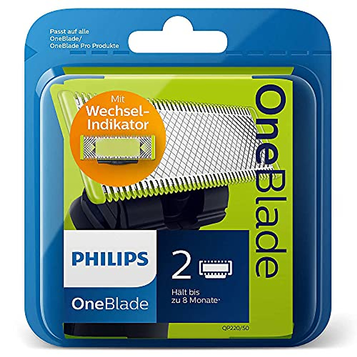 Philips OneBlade Replacement Blade - Pack of 2 - QP220/50