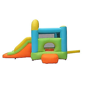 Castle Bouncer with Slide Inflatable Castle Playground Equipment Children's Play House Indoor and Outdoor Small Trampoline Inflatable Bouncy Castle