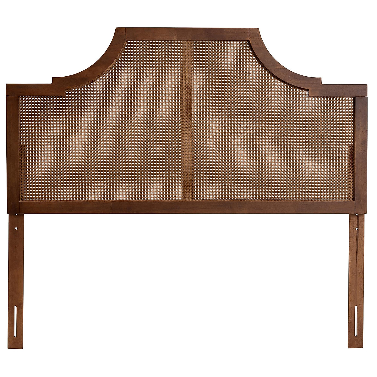 Baxton Studio Mid-Century Headboard, King, Walnut Brown