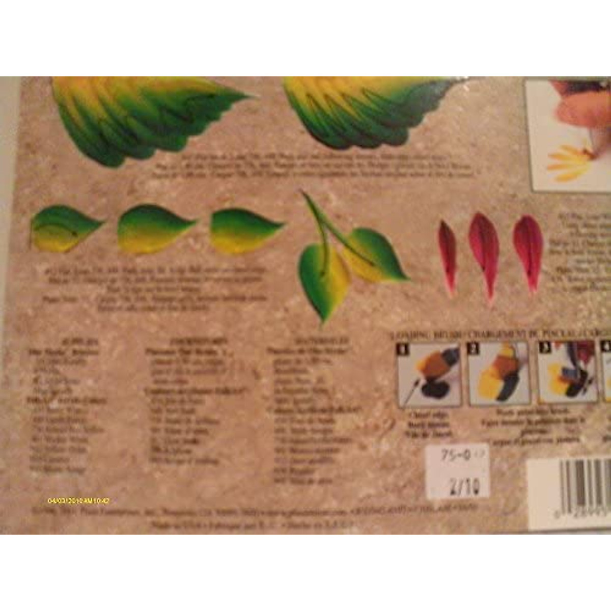 Donna Dewberry n//a Folk Art One Stroke Reusable Teaching Guide-Sunflower