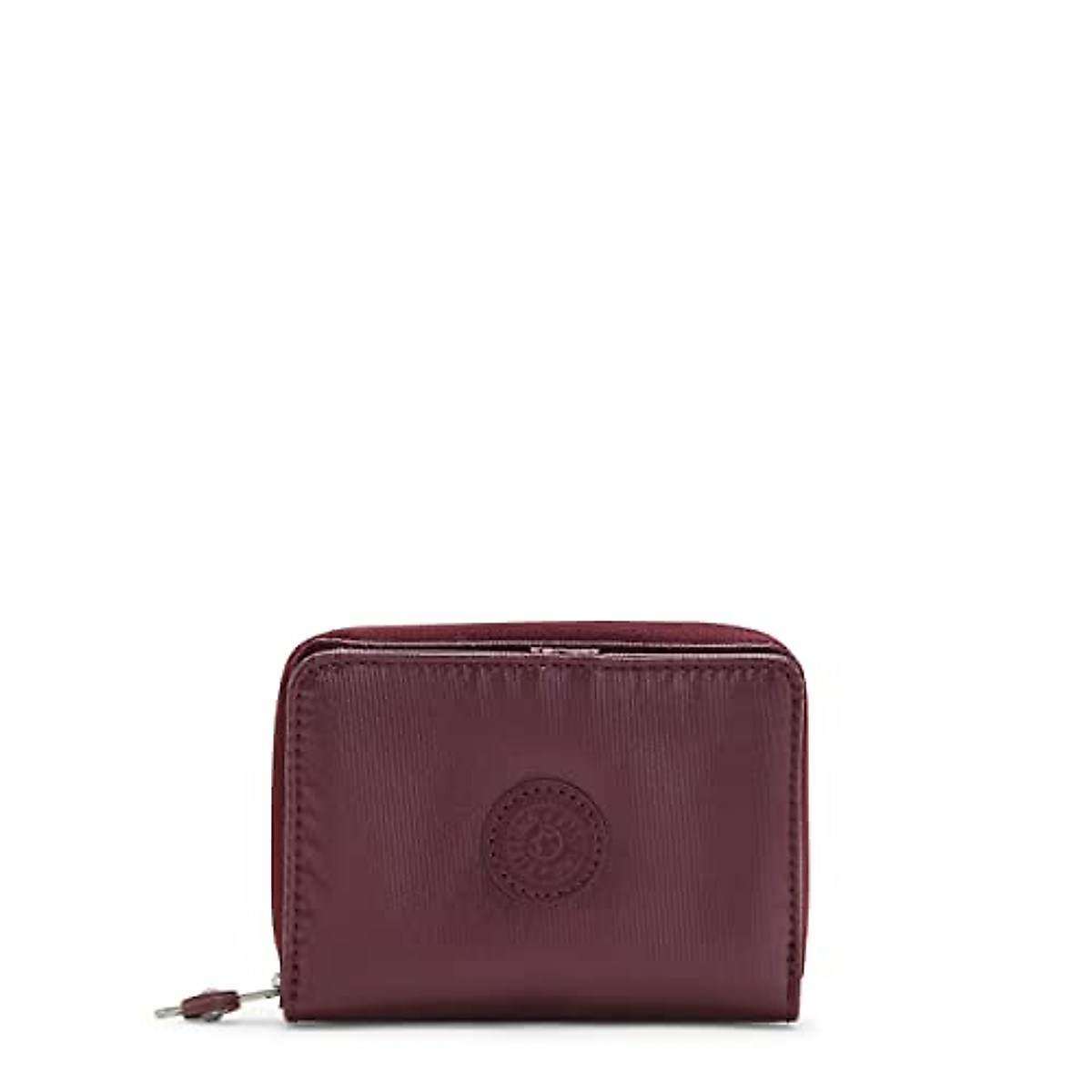 Kipling Women's Money Love, RFID Anti-Hacker Technology, Zip Closure Wallet, Burgundy Lacq