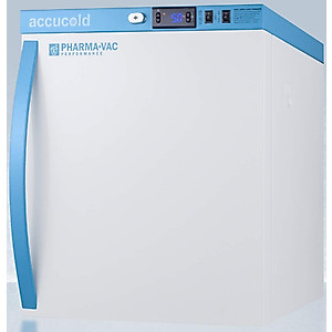 Summit Appliance ARS1PV Pharma-Vac Performance Series 1 Cu.Ft. Compact All-refrigerator for Vaccine Storage with Auto Defrost, Factory-installed Lock, Digital Thermostat, White