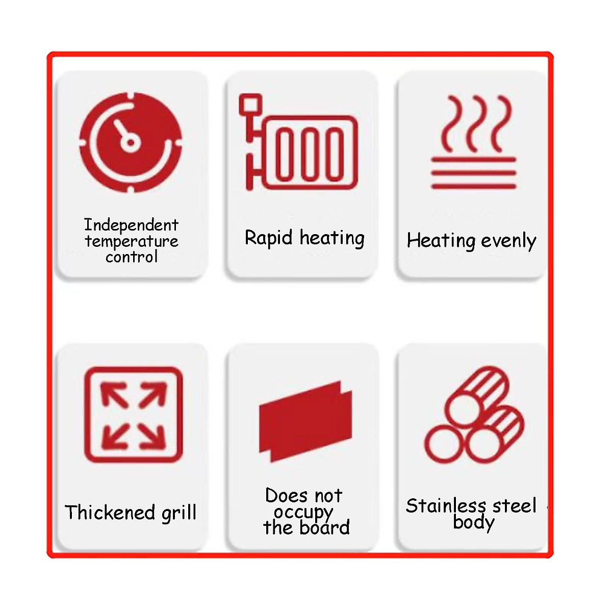 STEELBUS Commercial Gas Griddle-12''x23'' | Gas griddle flat top grill |19MM Thicken Heating Plate Heavy duty Stainless Steel gas Griddle,Countertop Griddle for Restaurant Equipment-22,000 BTU 6000W
