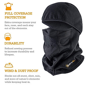 AstroAI Sun and UV Protection Balaclava and Windproof Ski Mask Bundle