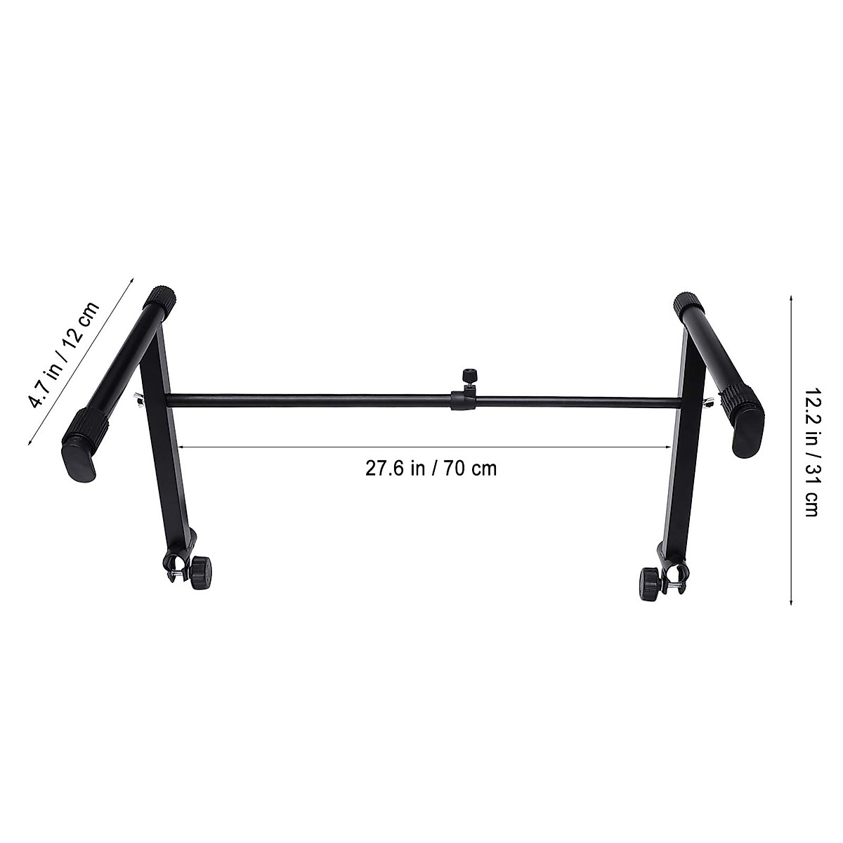 1 set Piano Keyboard Stand, Height- adjustable Electronic Keyboard Holder, Electronic Piano Rack for Digital Pianos Practical Bracket
