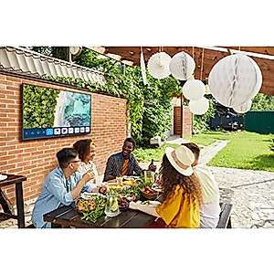 Peerless-AV 65'' Neptune Partial Sun Outdoor 4K HDR Smart TV w/Free Outdoor Tilting Wall Mount, WPTV653