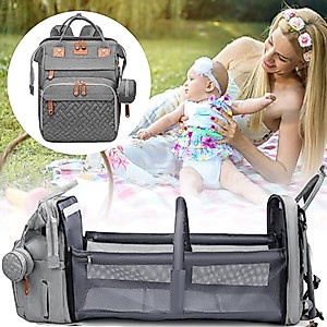 Diaper Bag Backpack, Diaper Bag with Changing Station, Backpack Diaper Bag, Baby Bag for Mom, Diaper Bag for Boys & Girls, Large Diaper Bag with Changing Pad and USB Port, Baby Registry Search