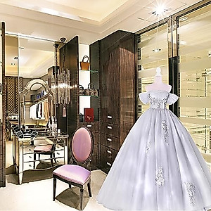 DRDINGRUI Female Mannequin Body, Pinnable Dress Form with Tripod Base for Dress Jewelry Display