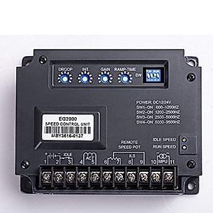 Knowtek EG2000 Engine Speed Control Unit Controller 10-32VDC for Gasoline Diesel Generator Electronic Governor