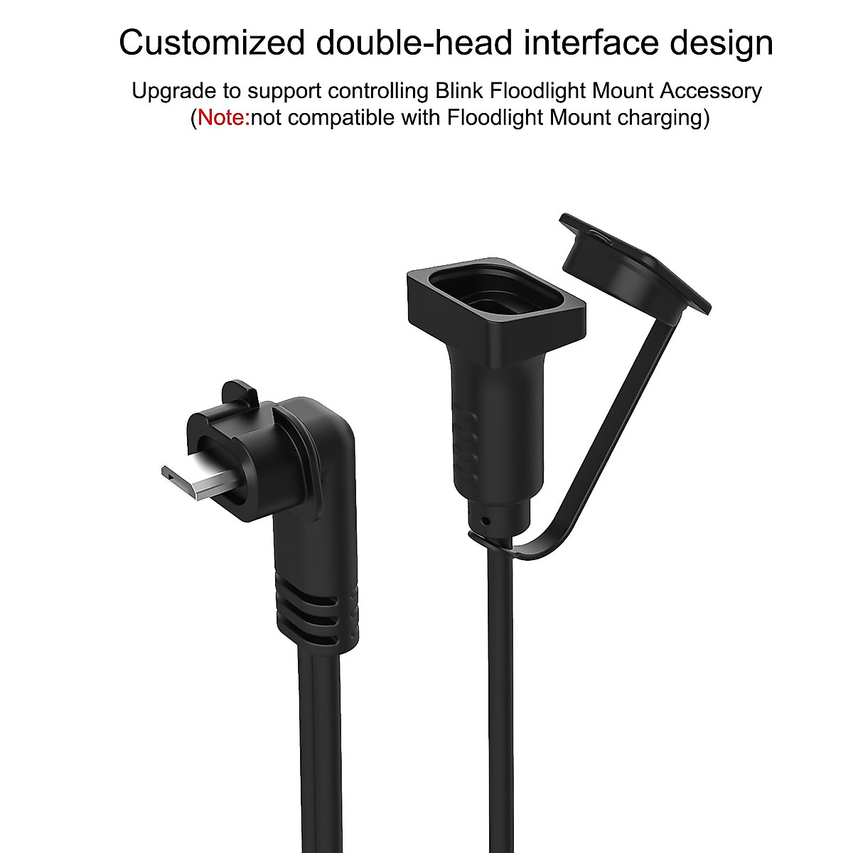 4W Solar Panel Charging Compatible with Blink Outdoor(3rd Gen)/xt xt2 Camera, with 13.1ft Waterproof Charging Cable, IP65 Weatherproof,Includes Secure Wall Mount(1-Pack)