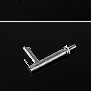 Waterfall Bath Taps Outdoor Sink Single Cold Basin Faucet Stainless Steel Kitchen Faucet Bathroom Metal Faucet (Style 2) Outdoor Spigot Outdoor Spigot Rv Sink