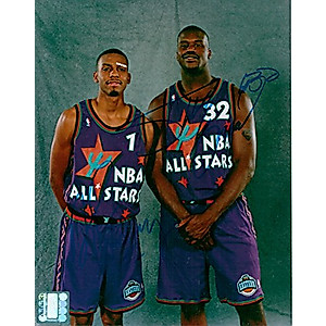 Kirkland Shaq and Penny Hardaway 8 X 10 Photo Autograph on Glossy Photo Paper