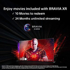 Sony A90J 83 Inch TV: BRAVIA XR OLED 4K Ultra HD Smart Google TV with Dolby Vision HDR and Alexa Compatibility XR83A90J- 2021 Model (Renewed)