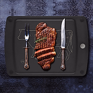 Outset Cow Grill Cutting Board, 10.8” x 14.5” x 0.2”