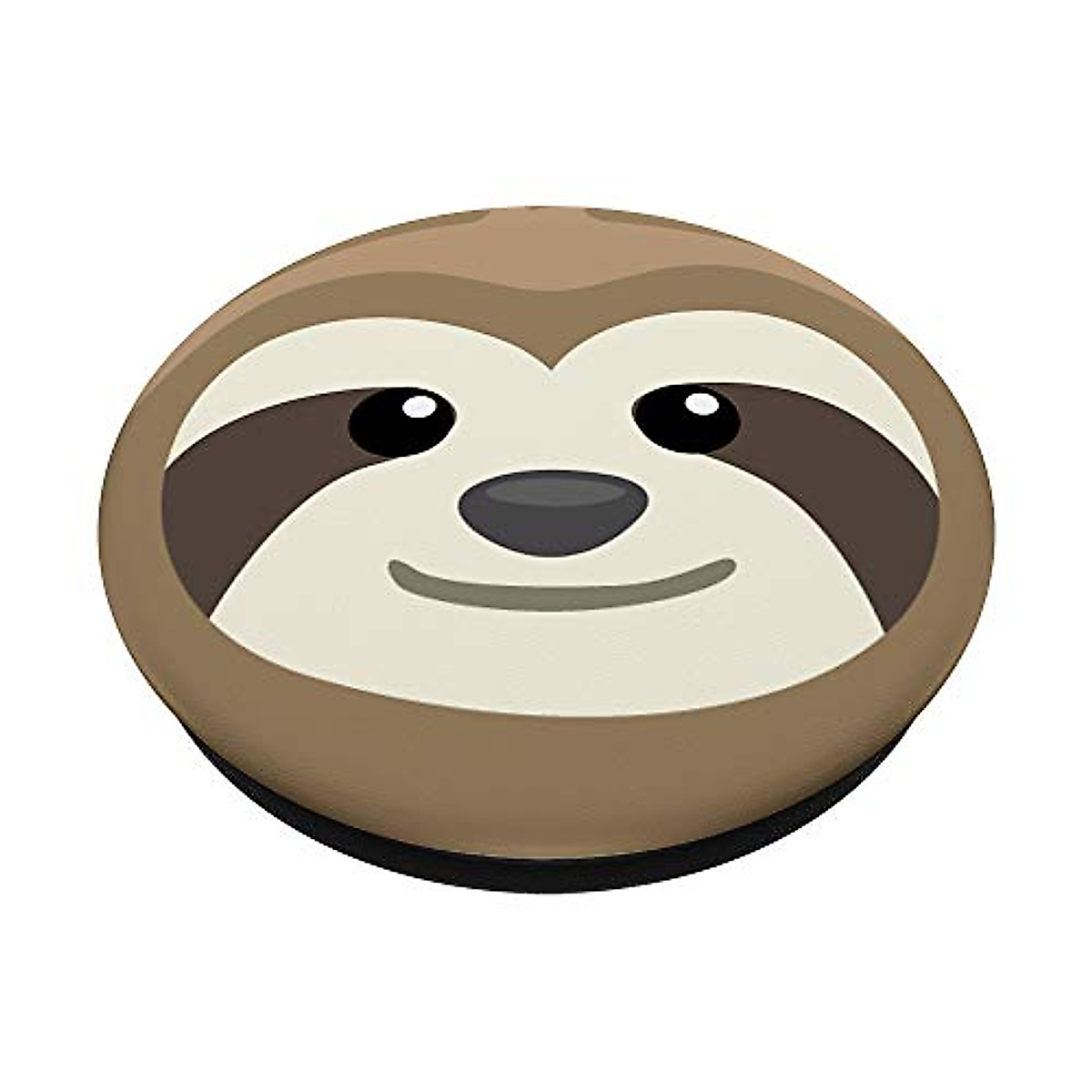 Lazy Funny Sleepy Sloth Face PopSockets PopGrip: Swappable Grip for Phones & Tablets